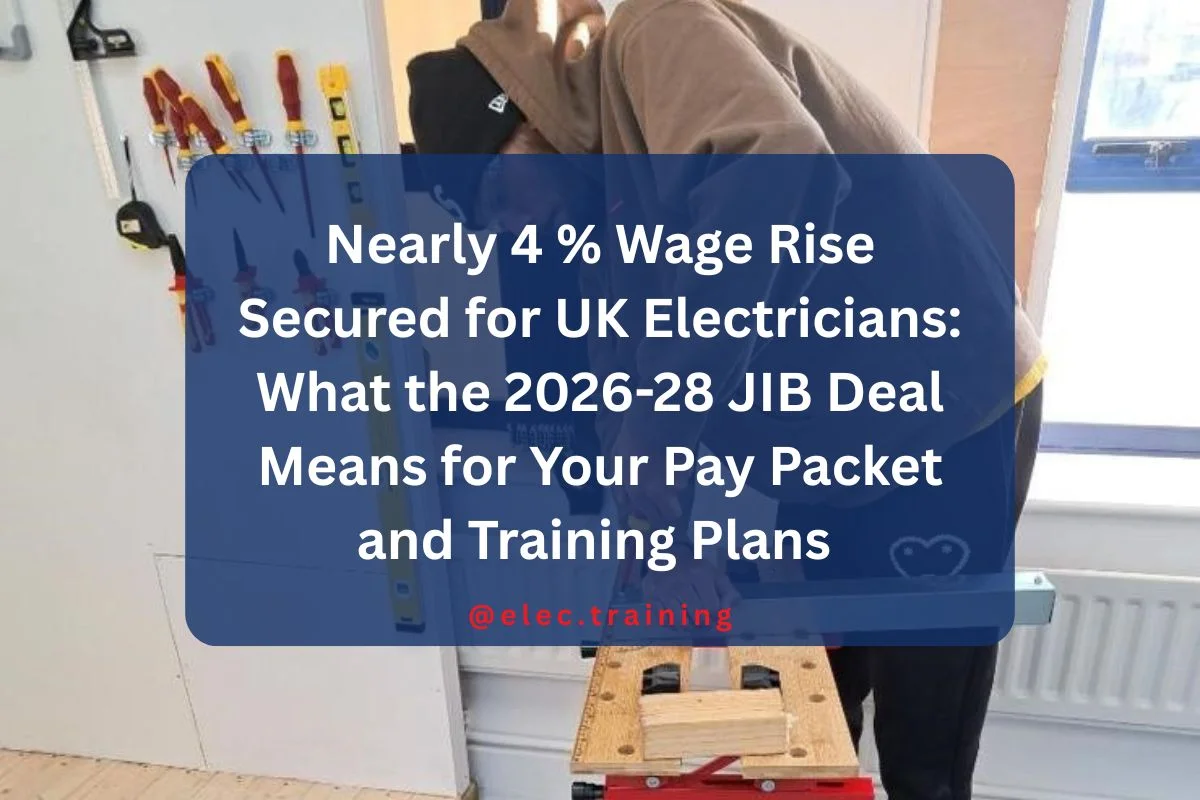 JIB Rates 2026–2028: New Wage Deal & Electrician Pay Rise