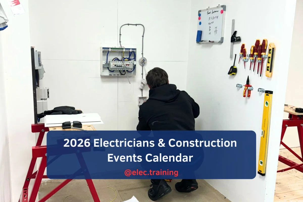 2026 Electricians & Construction Events Calendar - Elec Training