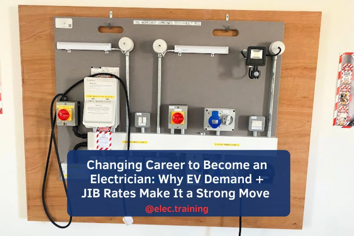 Changing Career to Become an Electrician: Why EV Demand + JIB Rates ...