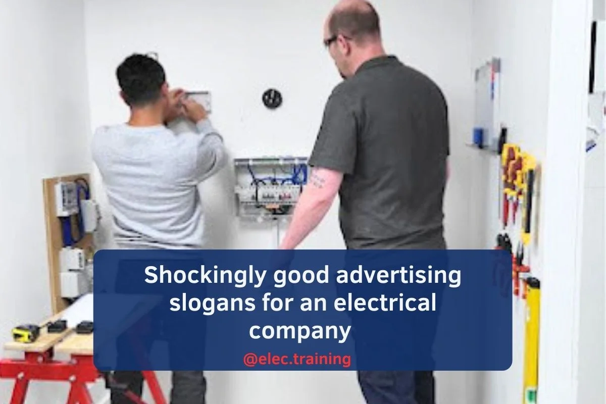 Shockingly good advertising slogans for an electrical company - Elec ...