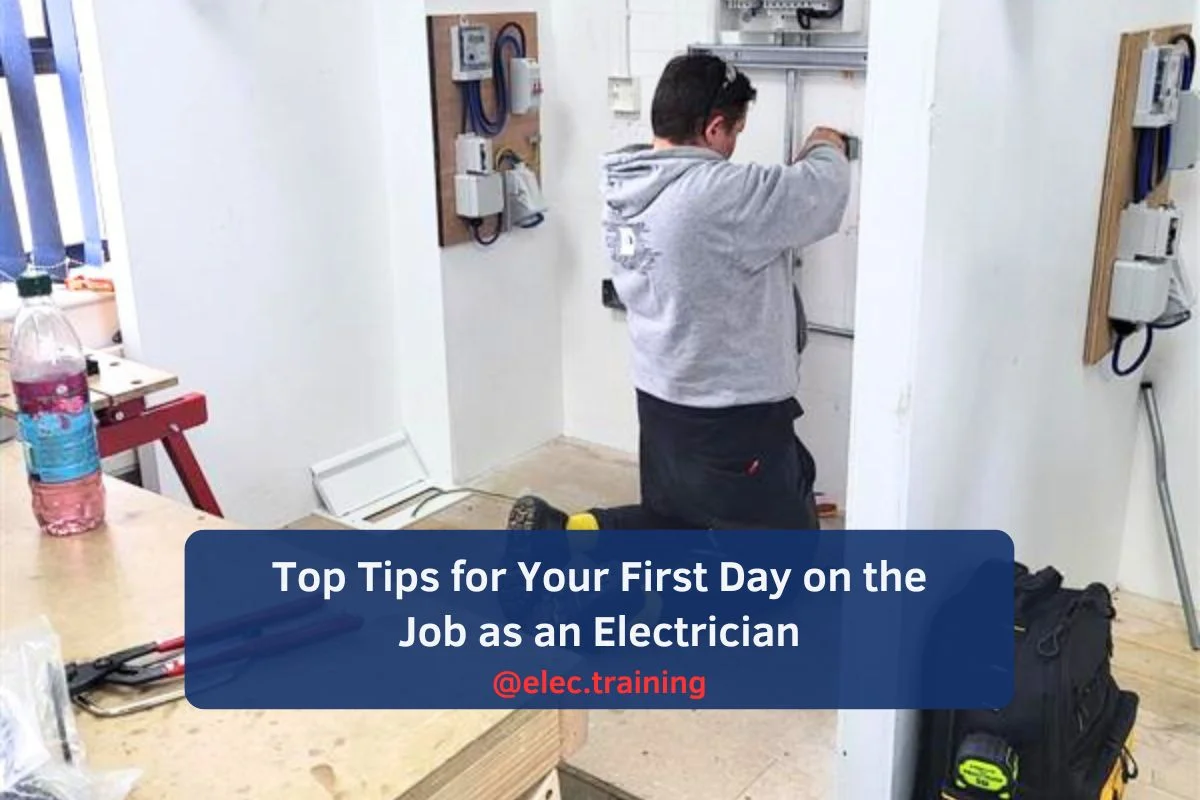 Top Tips for Your First Day on the Job as an Electrician - Elec Training