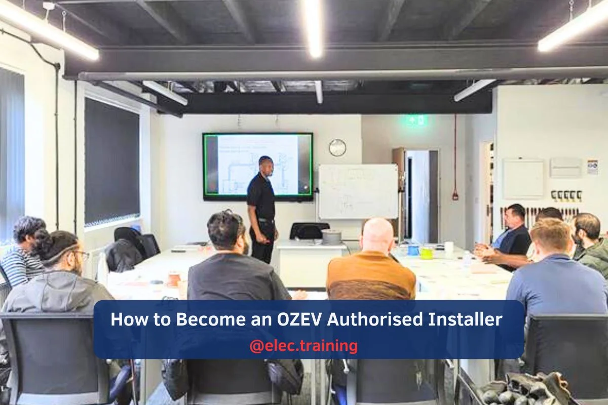 How to Become an OZEV Authorised Installer - Elec Training