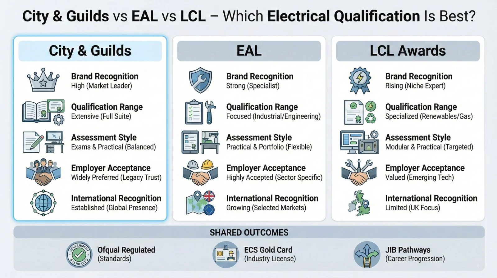 City & Guilds, EAL or LCL Awards? Choosing the Right Electrical ...