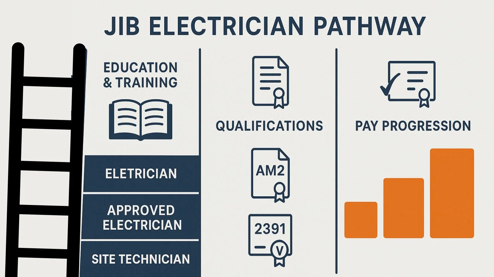 JIB Electrician Pay Bands Explained (Labourer → Technician) | Elec Training