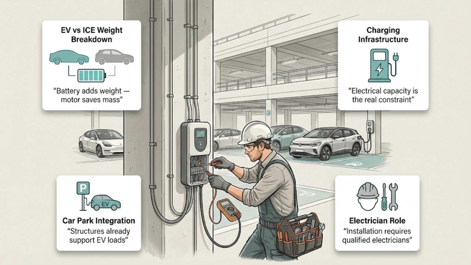 Why Electric Vehicles Weigh 30% More Than Petrol Cars (Infrastructure ...
